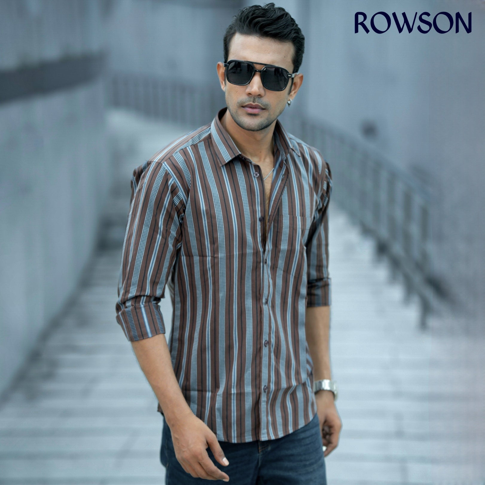 Retro Line Casual Shirt – Rowson